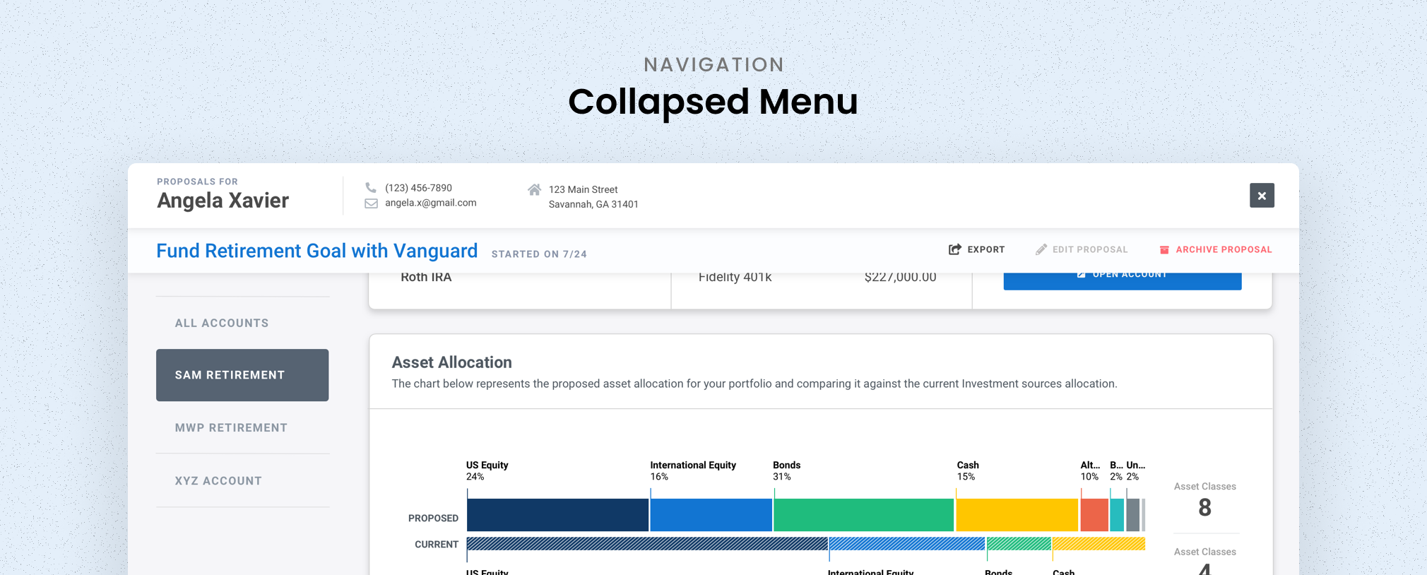 Investment Proposal Tool - Margo Lanier